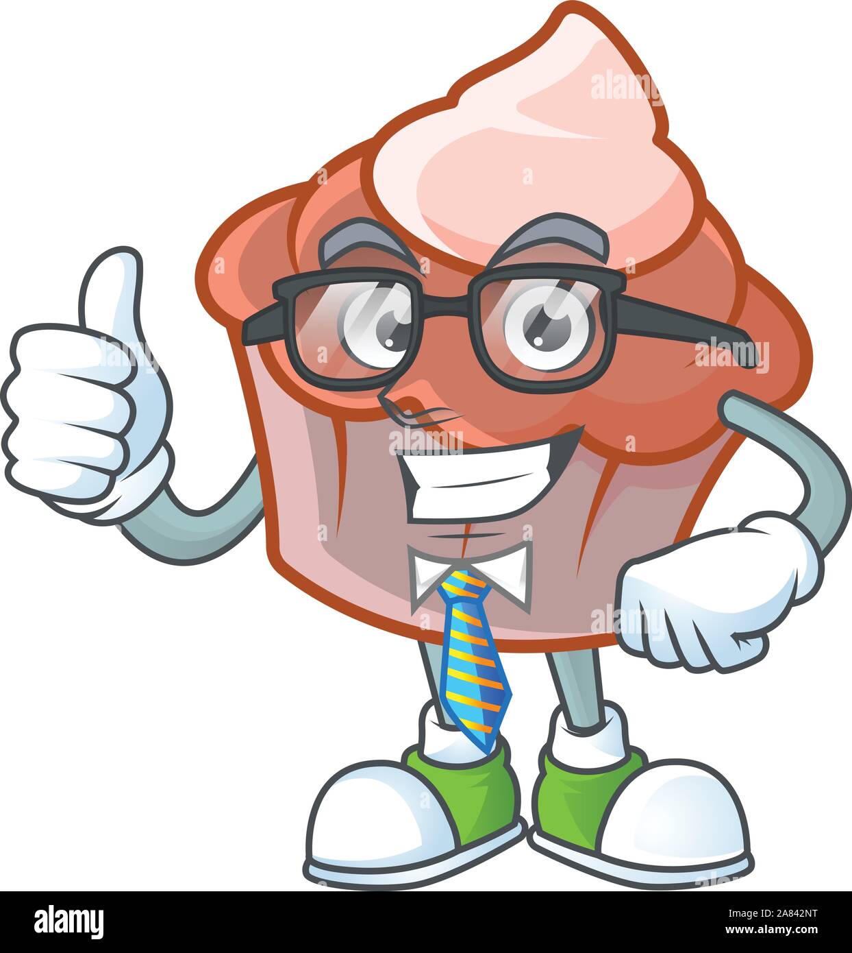 Sweet pastry rich cream Stock Vector Images - Alamy