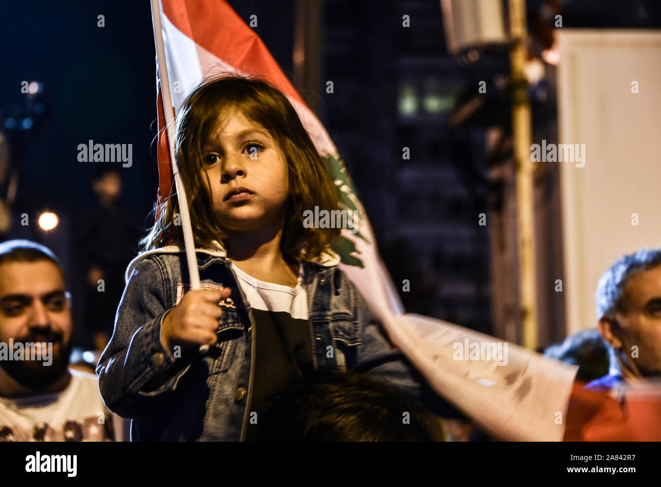 The people of Lebanon took to the streets again Sunday, on the 18th day ...