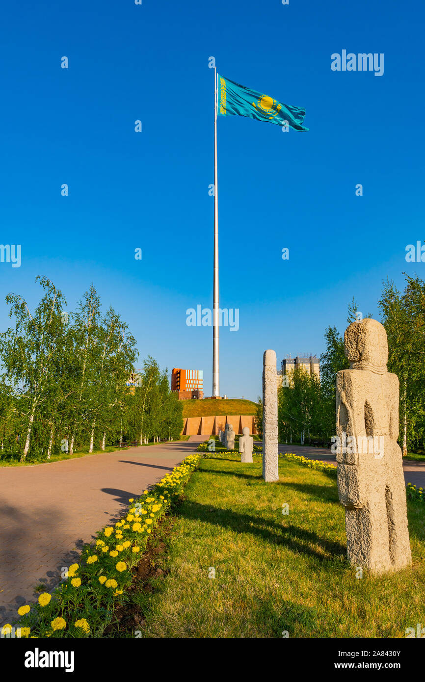 Nur-Sultan Astana Central City Tsentralnyy Gorodskoy Park View of ...