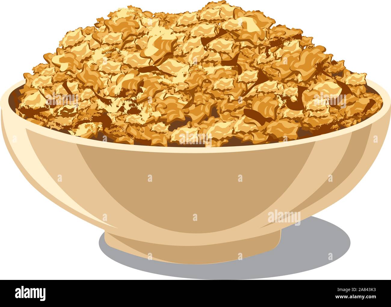 Cornflakes vector vectors hi-res stock photography and images - Alamy