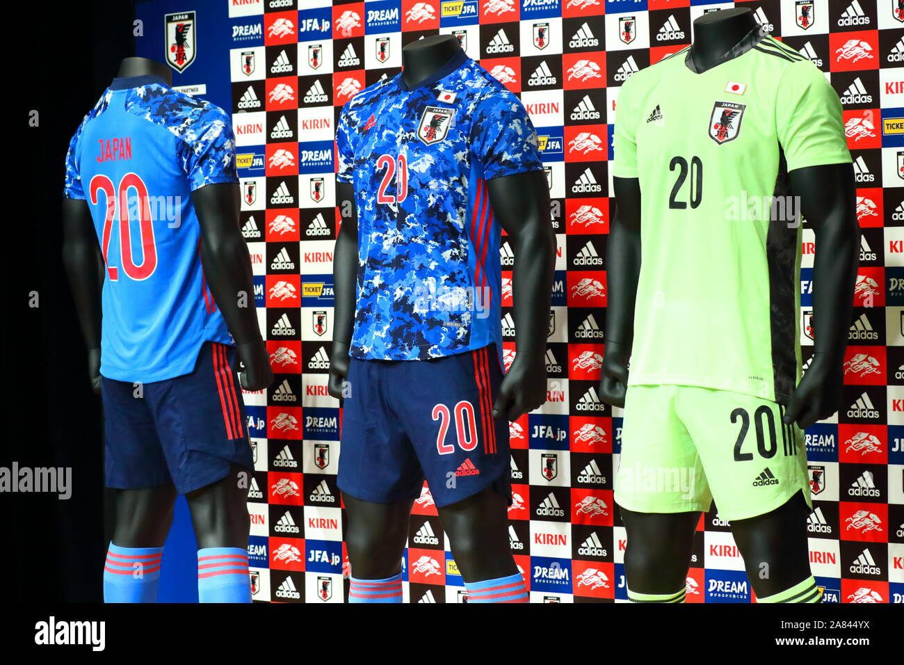 Tokyo, Japan. 6th Nov, 2019. A general view of the jersey during the ...