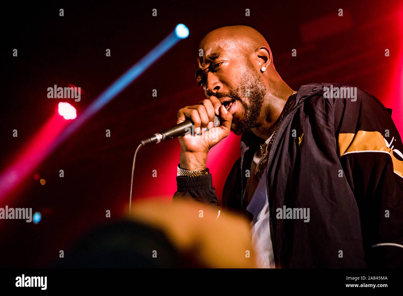 American rapper Freddie Gibbs performs live at Santeria on November 05 ...