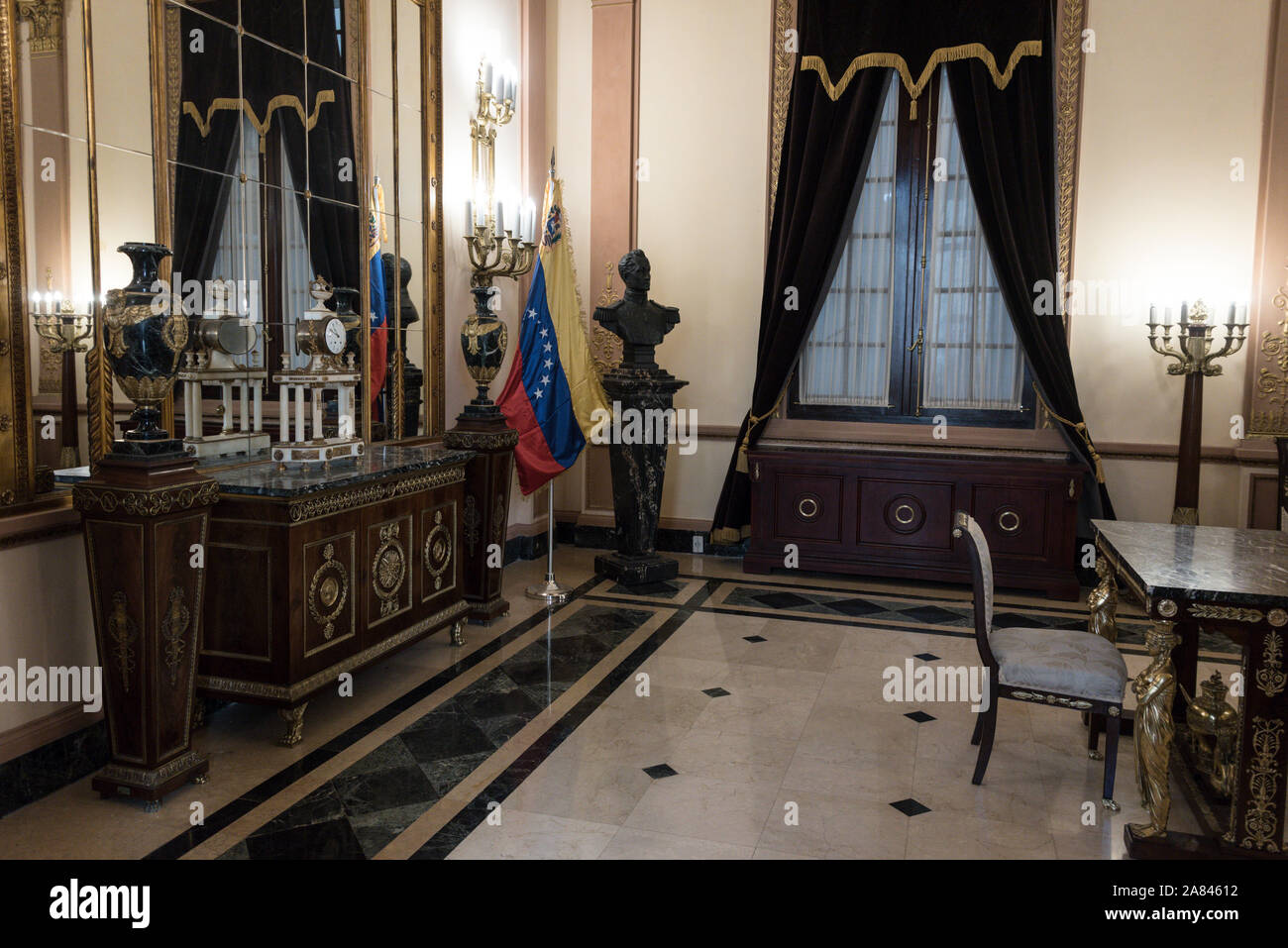 The recently restored State Rooms next door to the Salon de Los Pasos ...