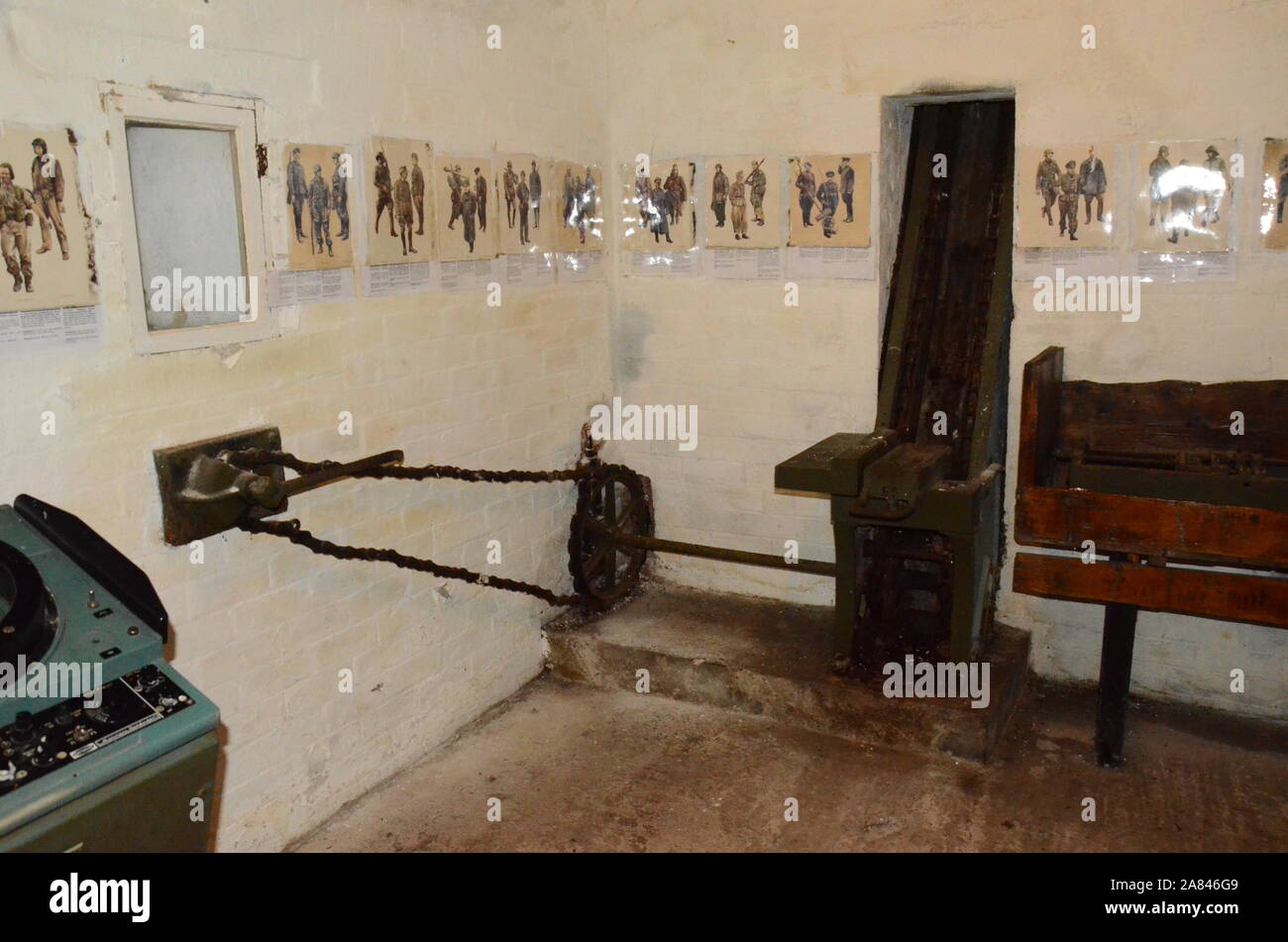 military fortification, coastal artillery battery Stock Photo - Alamy