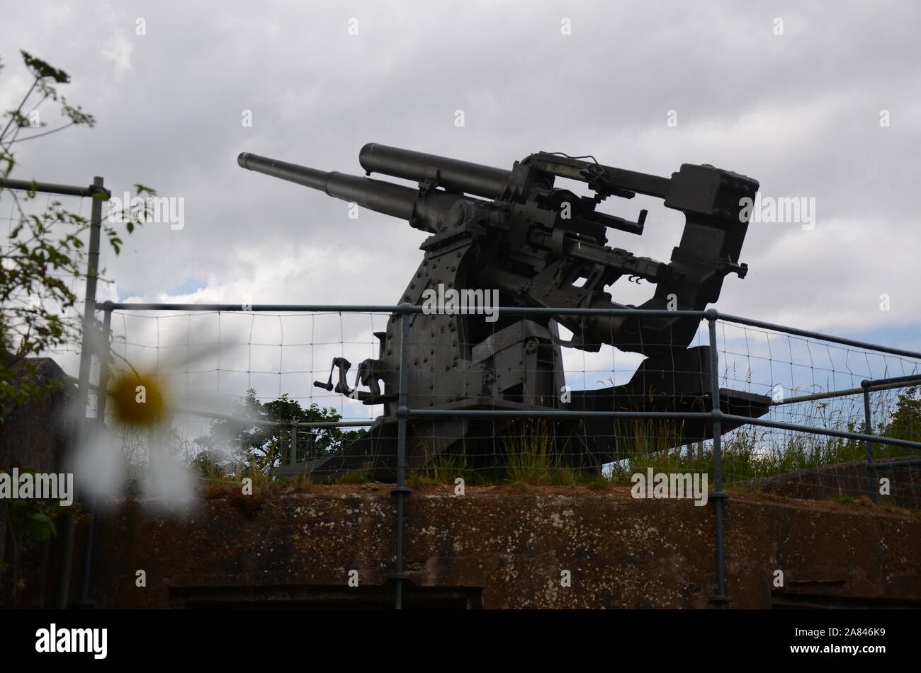 military fortification, coastal artillery battery Stock Photo - Alamy