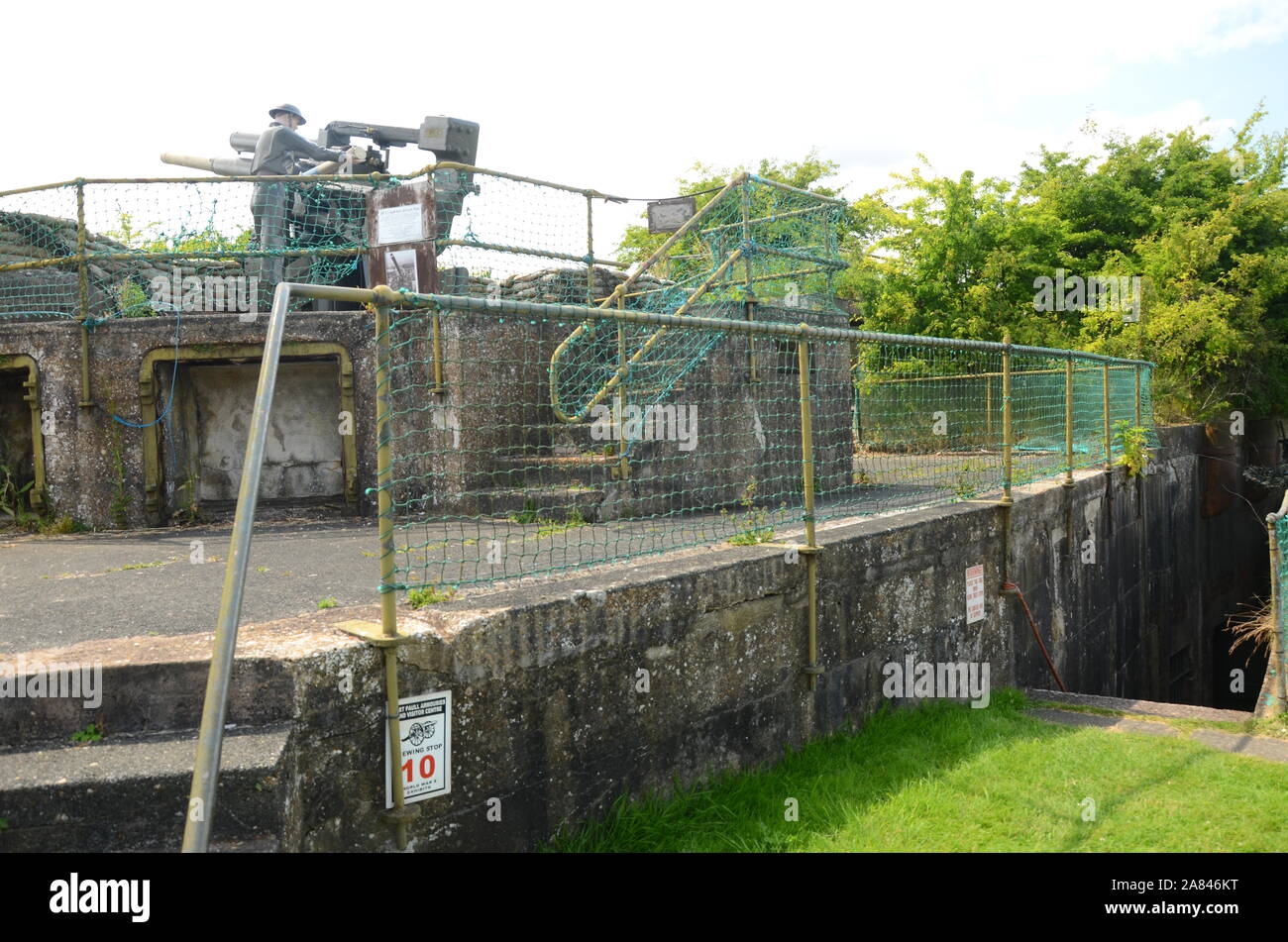military fortification, coastal artillery battery Stock Photo - Alamy