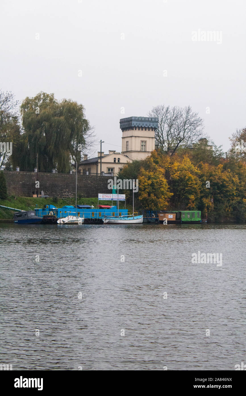Old European architecture alongside a river Stock Photo - Alamy