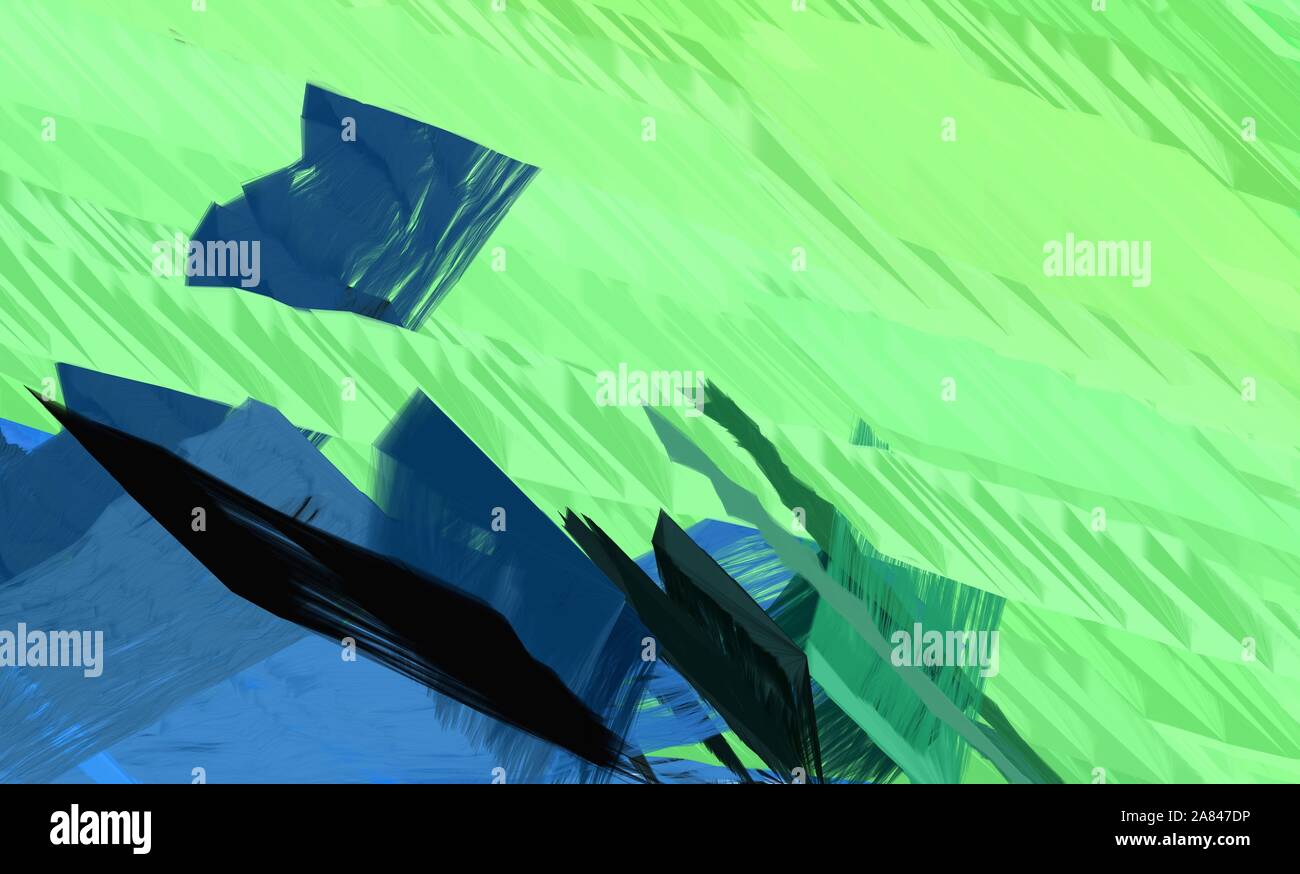 abstract dark slate gray, light green and blue chill color background ...