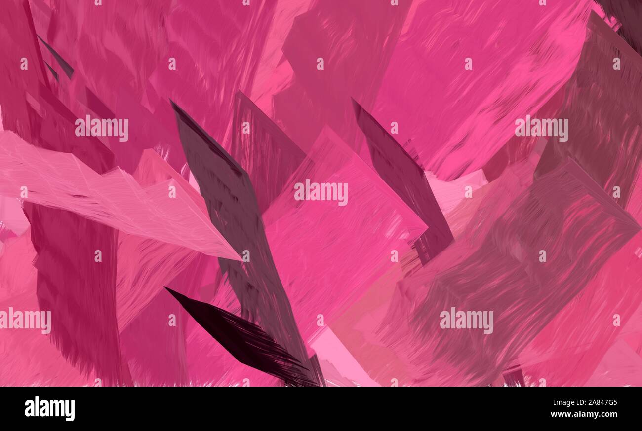abstract futuristic line design with moderate pink, very dark pink and ...