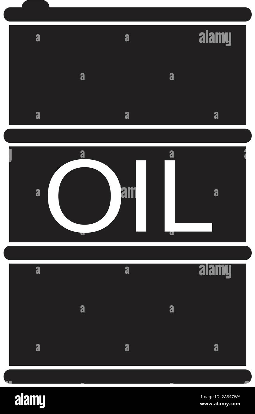 barrel oil icon on white background. flat style design. barrel oil sign ...