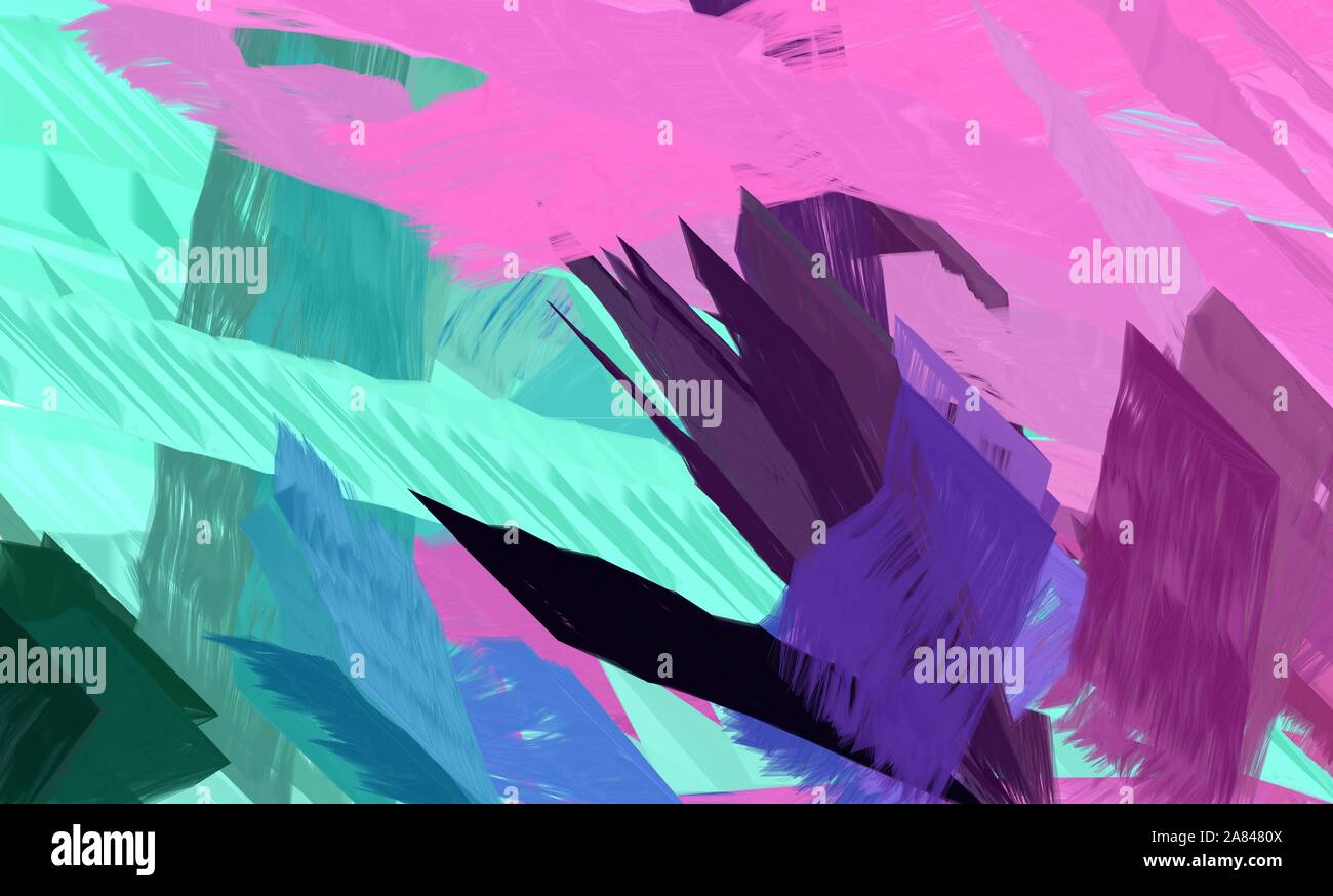 abstract futuristic line design with dark slate blue, orchid and aqua ...