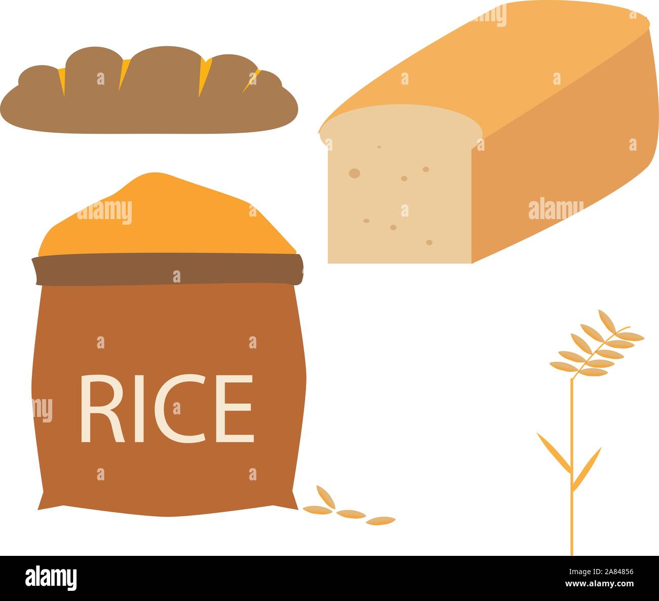 carbohydrated icon on white background. flat style design ...