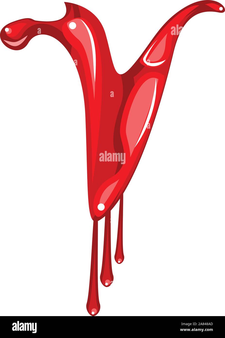 Blood alphabet Stock Vector Images - Alamy