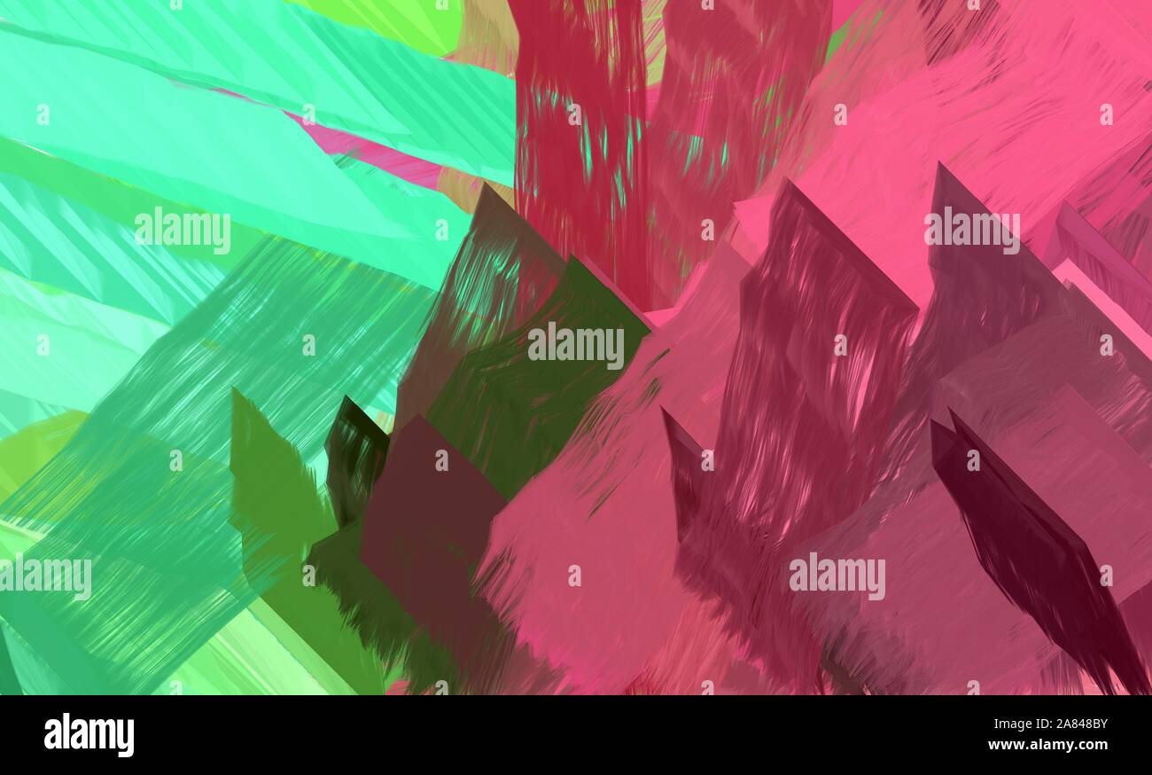 abstract moderate red, medium aqua marine and dark olive green color ...