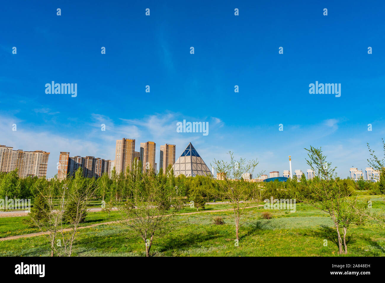 Nur-Sultan Astana Palace of Peace and Reconciliation Pyramid Building ...