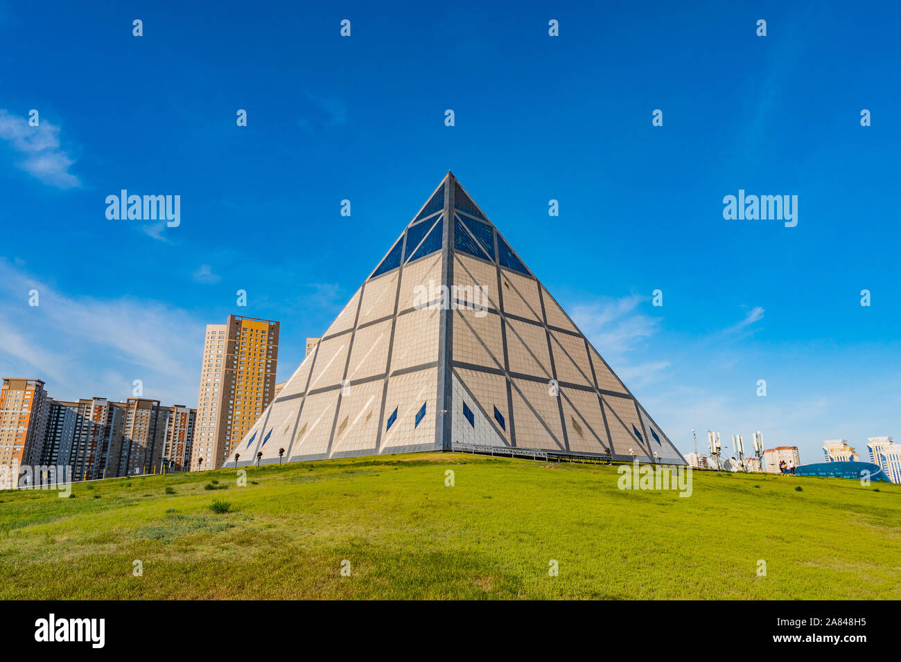 Nur-Sultan Astana Palace of Peace and Reconciliation Pyramid Building ...