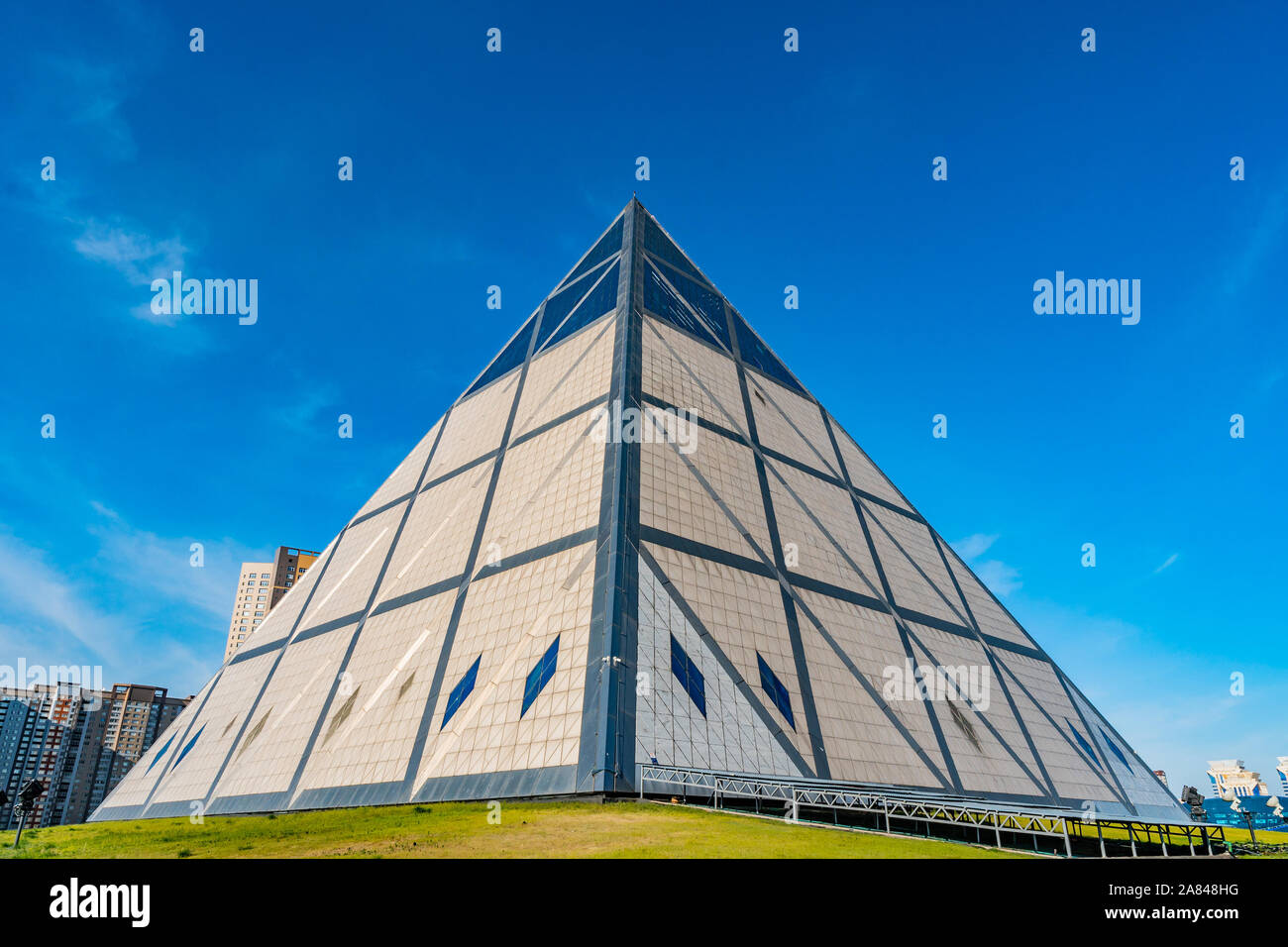Nur-Sultan Astana Palace of Peace and Reconciliation Pyramid Building ...