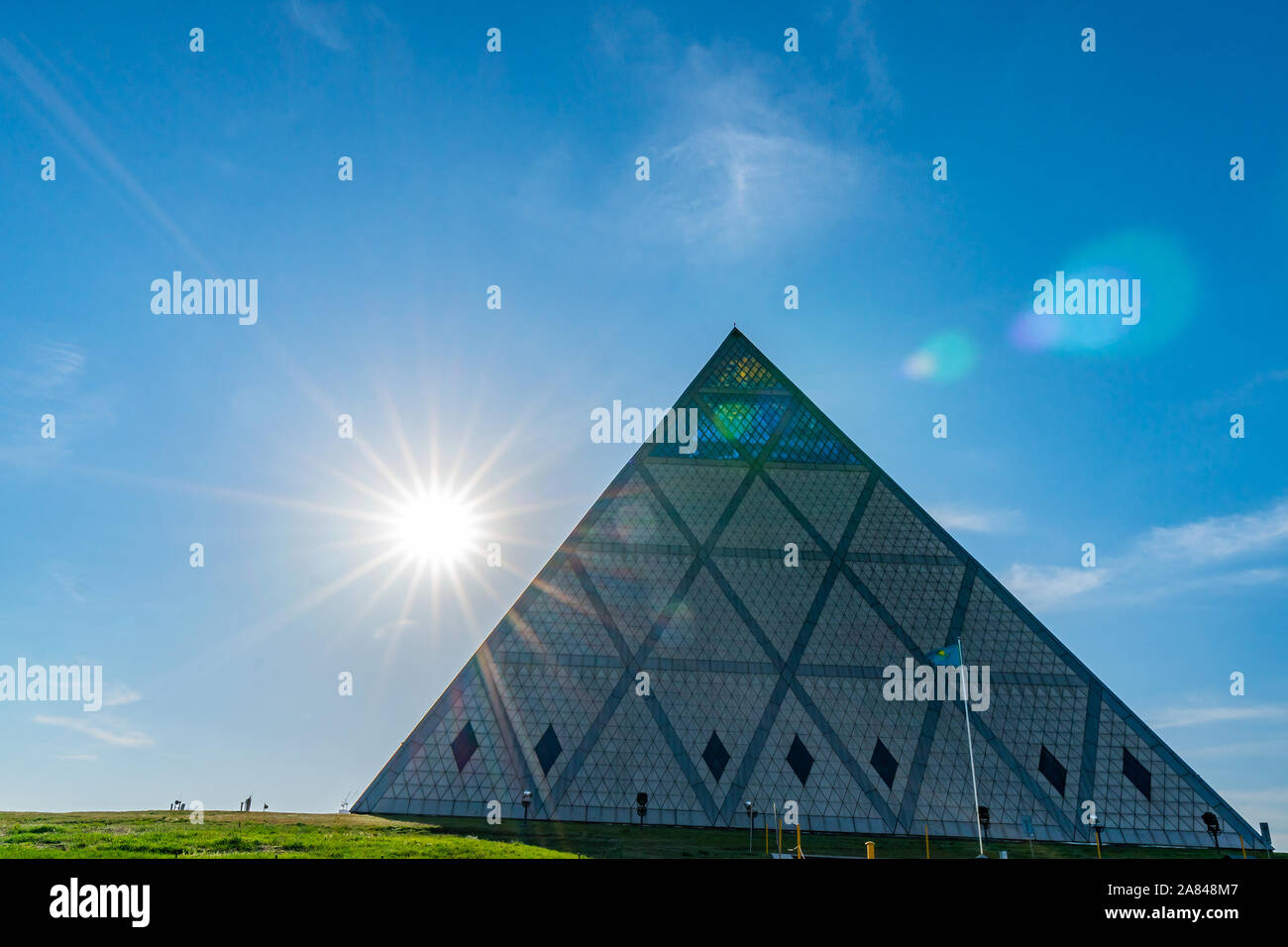 Nur-Sultan Astana Palace of Peace and Reconciliation Pyramid Building ...