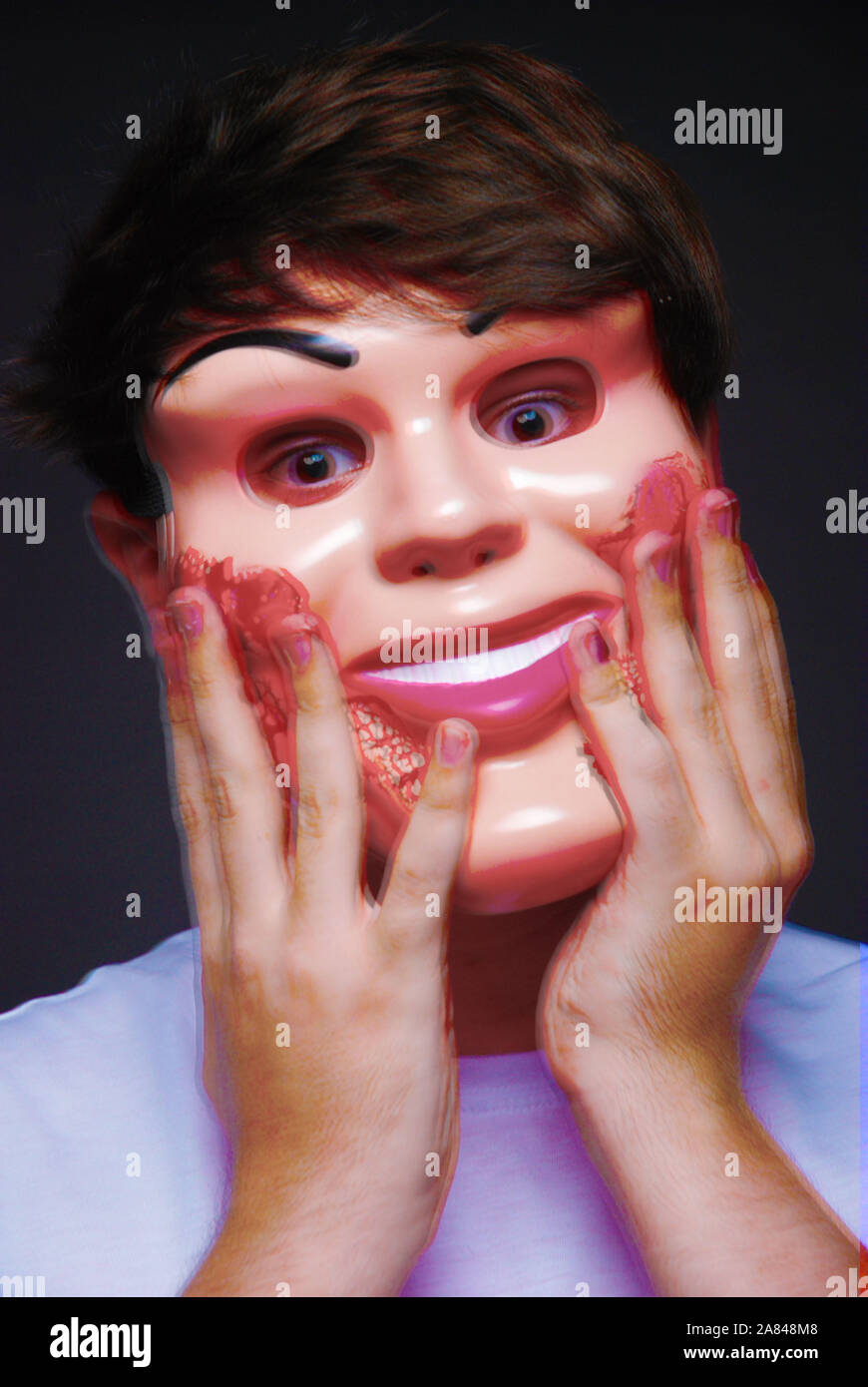 Weird smile hi-res stock photography and images - Alamy