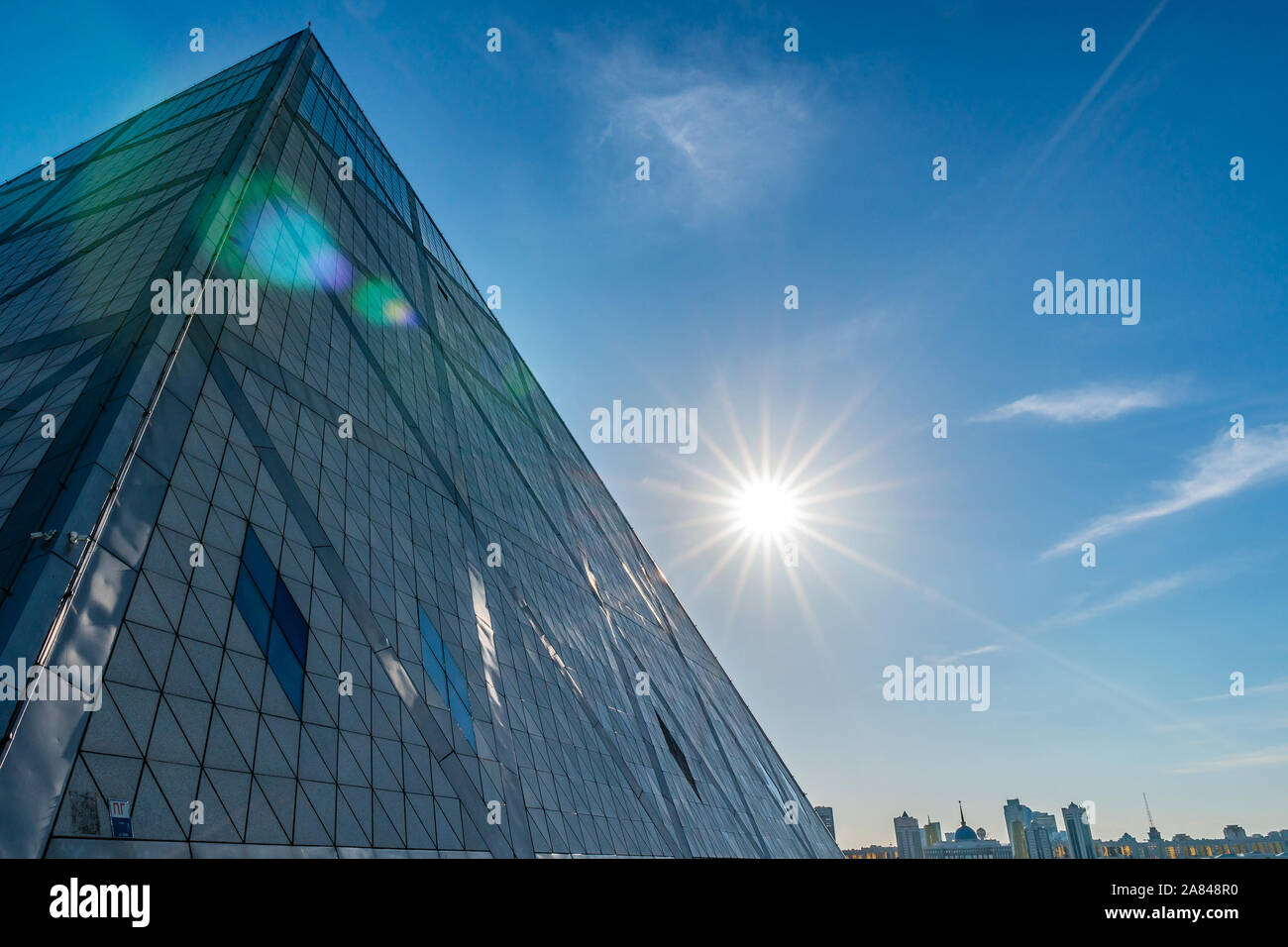 Nur-Sultan Astana Palace of Peace and Reconciliation Pyramid Building ...