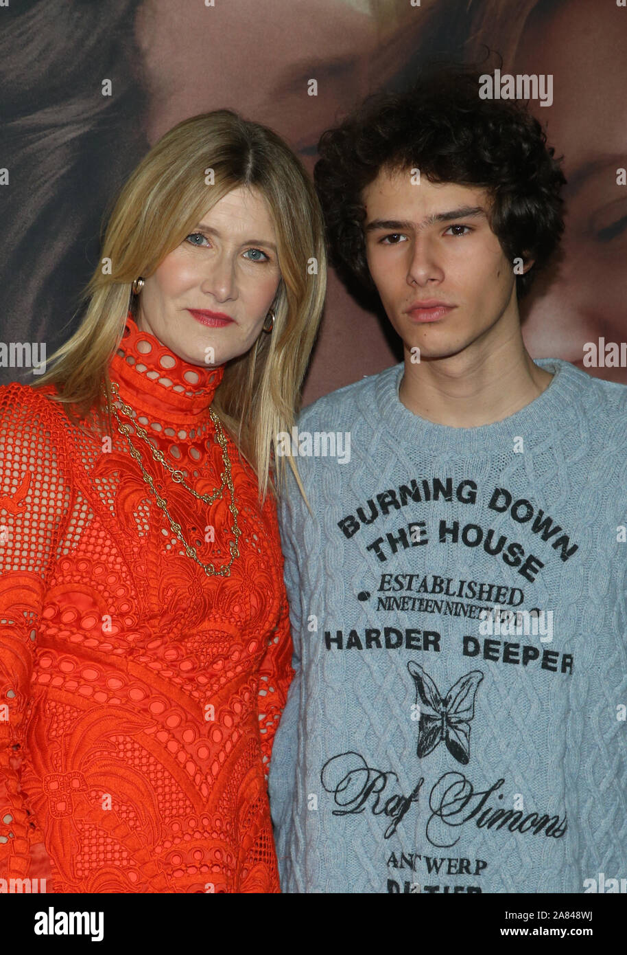 LOS ANGELES, CA - NOVEMBER 5: Laura Dern, Ellery Harper, at Premiere Of ...