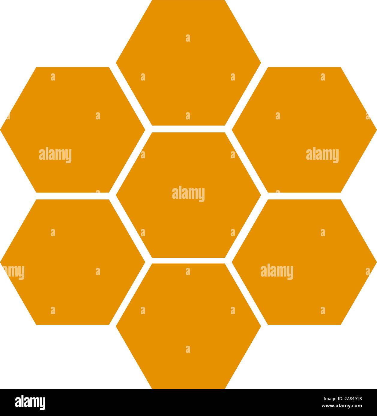 honeycomb icon on white background. flat style design. honeycomb sign ...