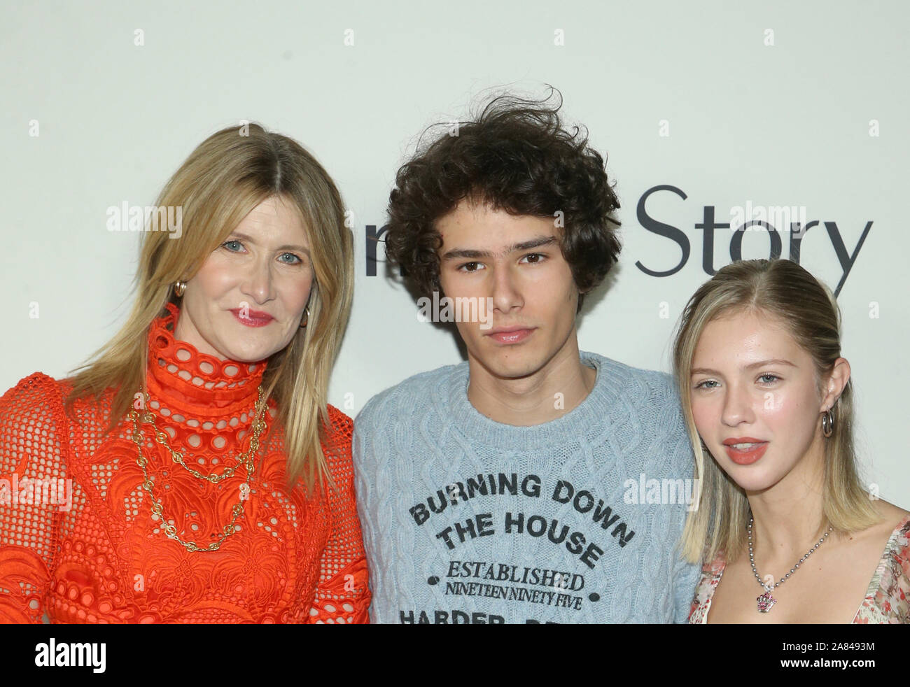 LOS ANGELES, CA - NOVEMBER 5: Laura Dern, Ellery Harper, Beanie ...