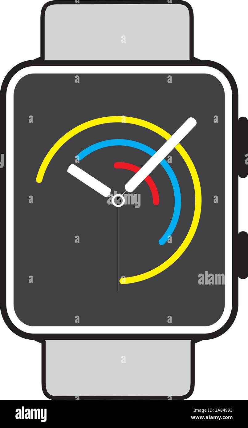 Smart watch icon on white background. flat style. Smart watch icon for your web site design ...