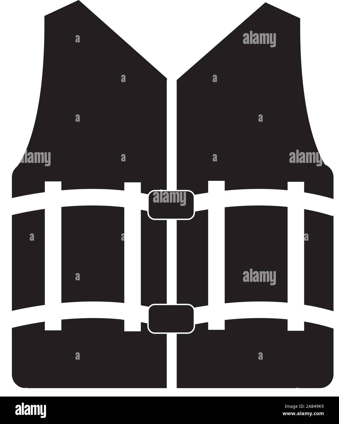 life vest icon on white background. life vest sign. flat style design ...