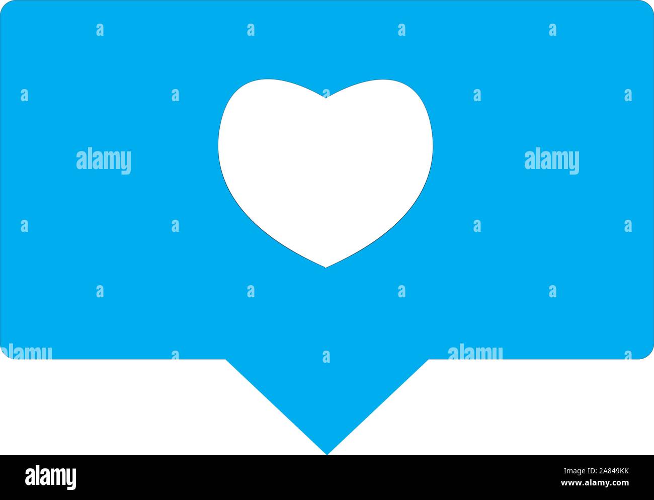 like sign. like icon on white background. flat style design. follower ...