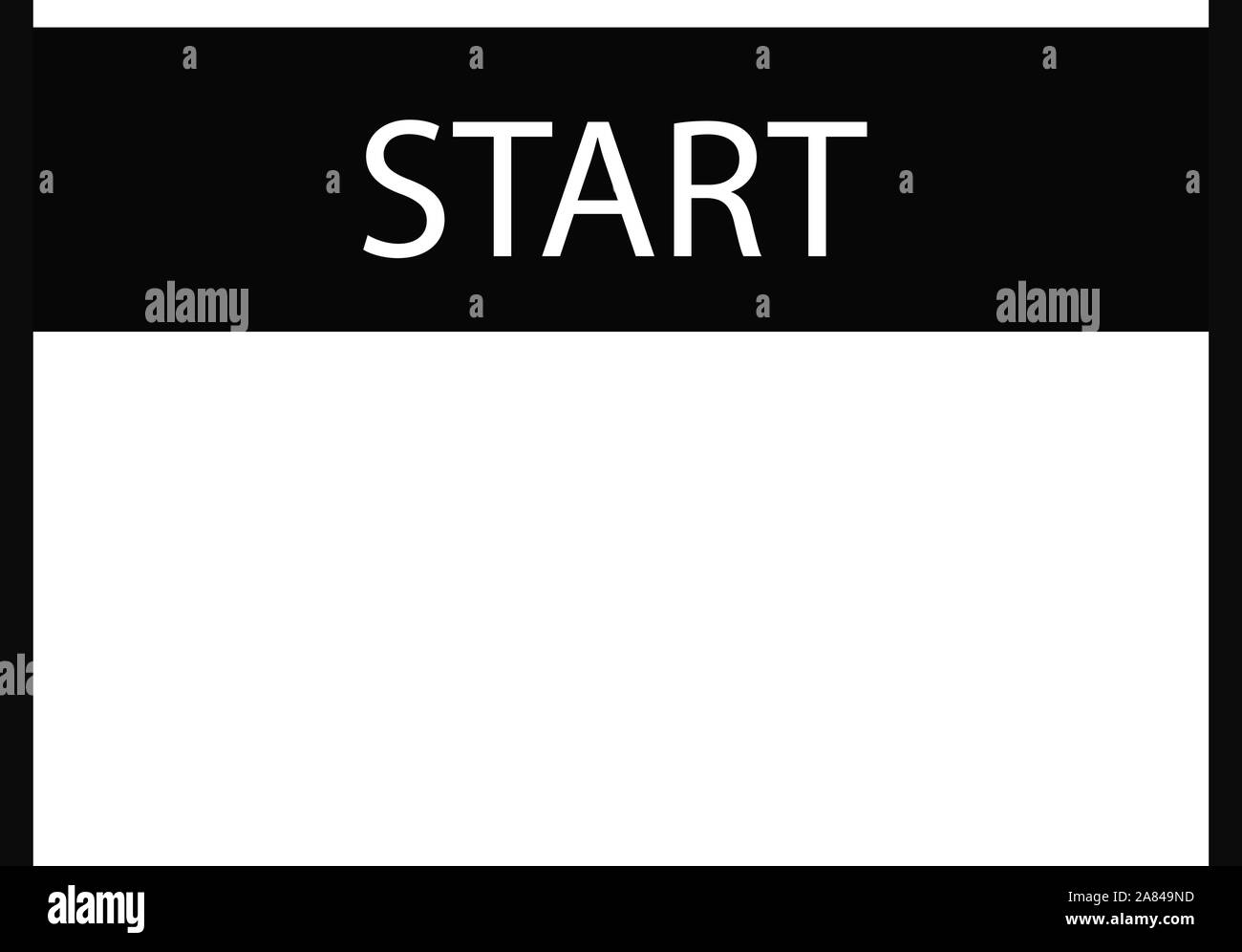 start icon on white background. start sign. flat style design. start ...