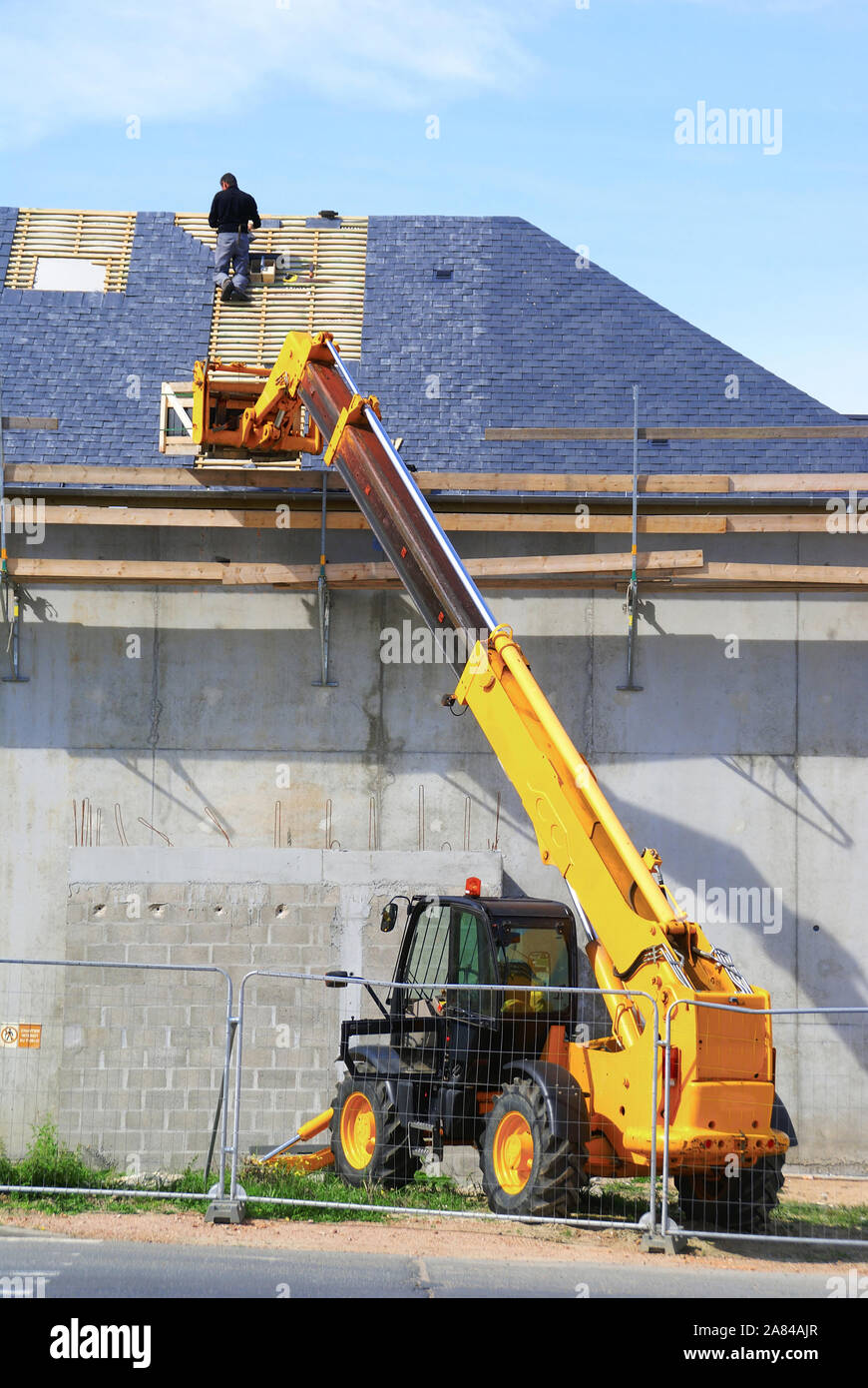Telescopic crane hi-res stock photography and images - Alamy