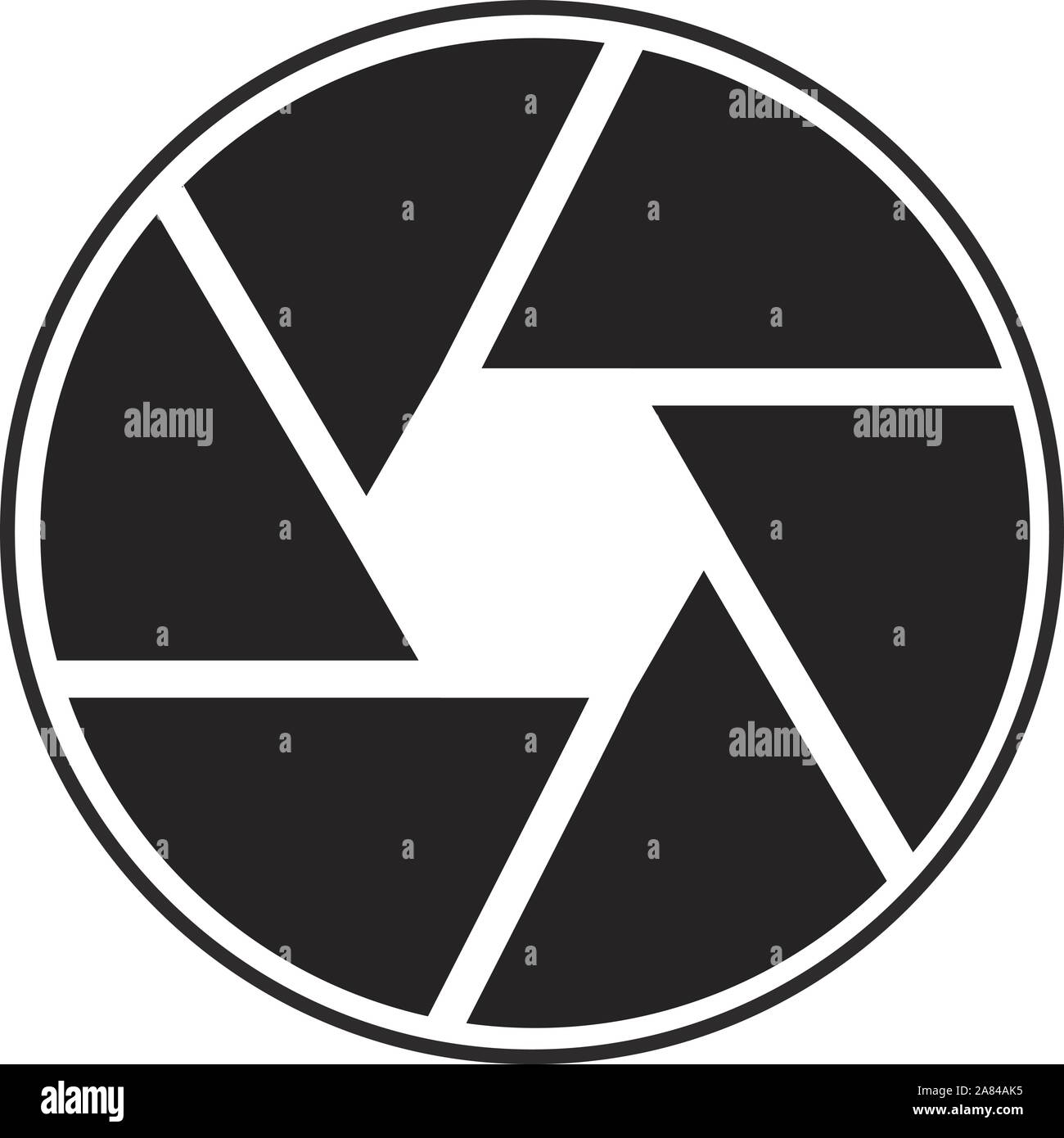 shutter icon in trendy flat style isolated on white background, shutter ...