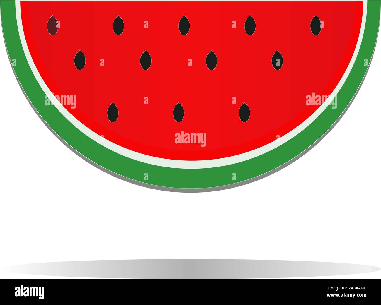 watermelon icon. cute red watermelon slide. watermelon icon in trendy ...