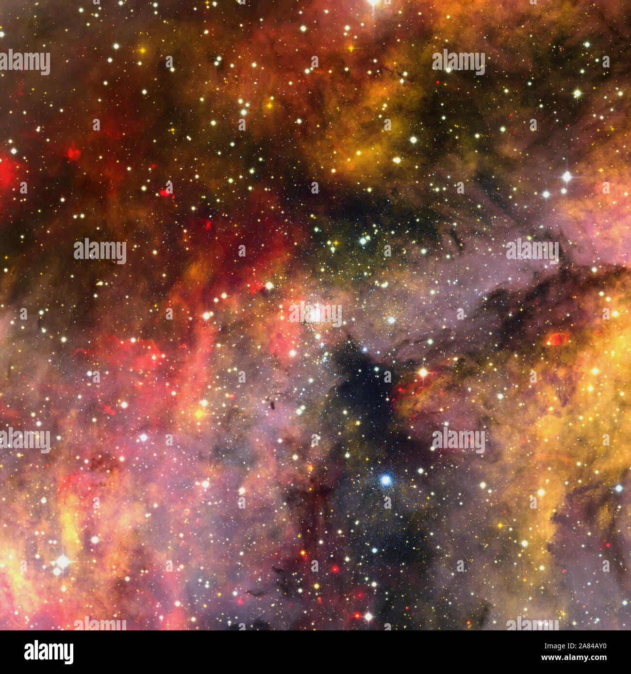 Beauty of endless cosmos. Science fiction wallpaper. Elements of this ...