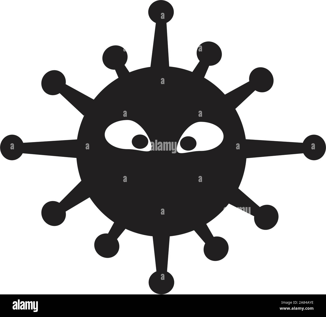 virus icon on white background. virus sign Stock Vector Image & Art - Alamy