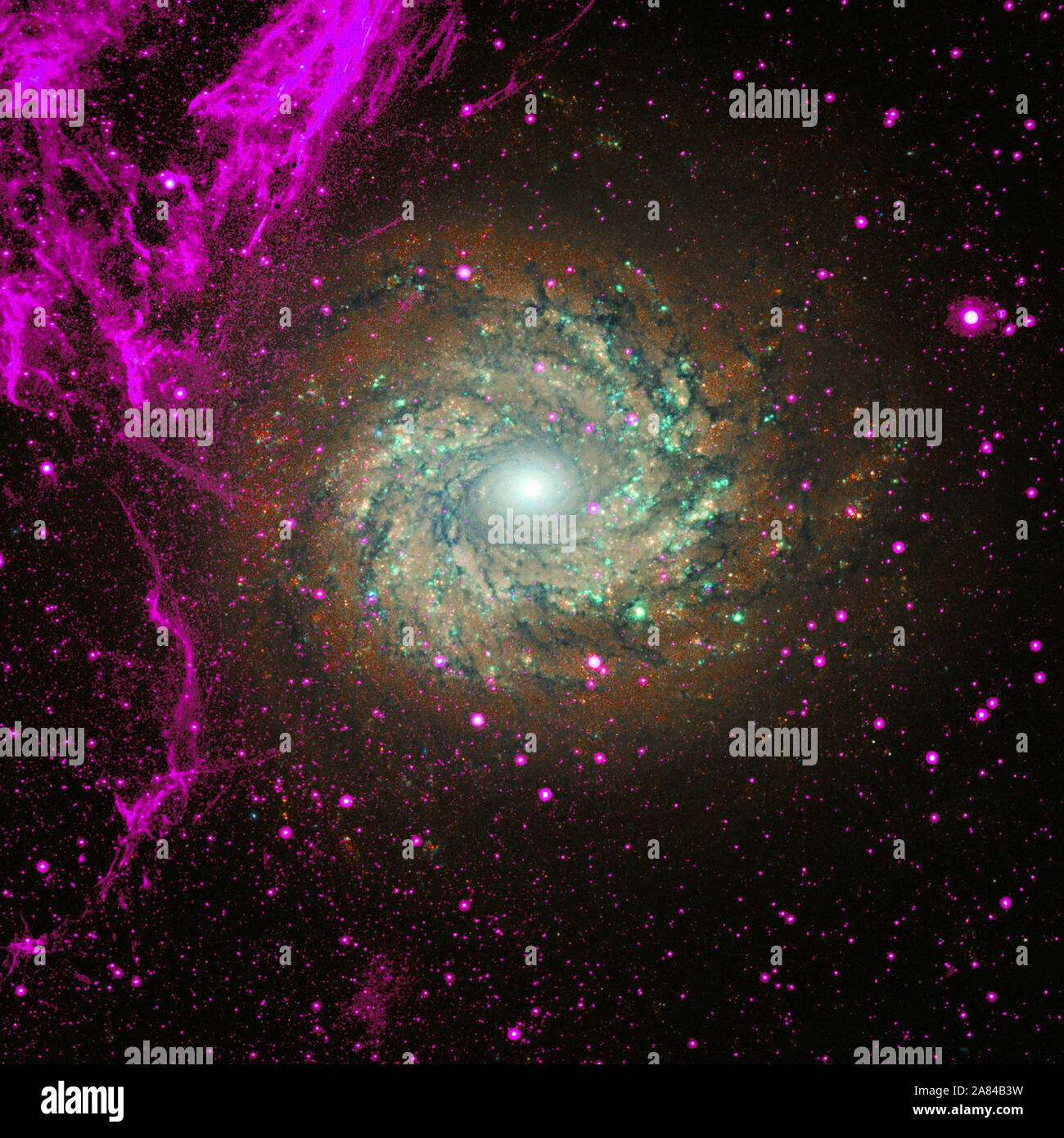 Nebula an interstellar cloud of stars dust. Deep space image. Elements ...