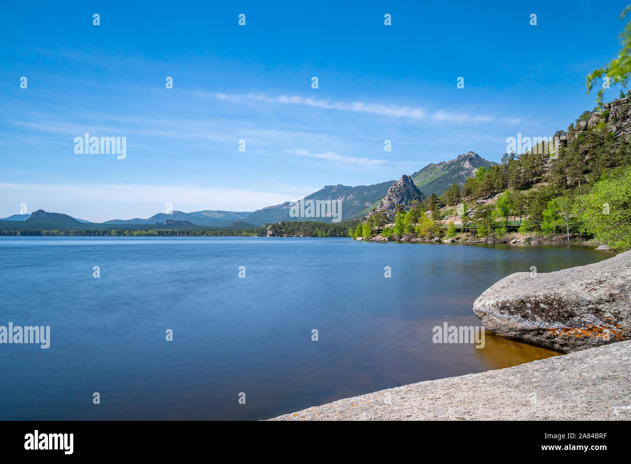 Burabay Borovoe National Park Main Lake Breathtaking Picturesque Long ...