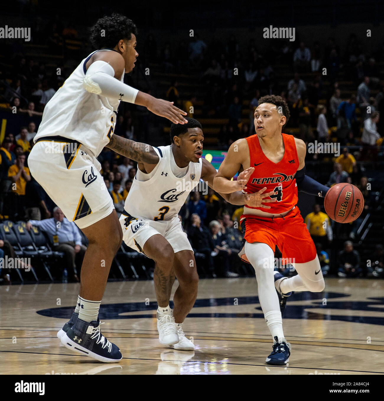 Hass Pavilion Berkeley Calif, USA. 05th Nov, 2019. CA U.S.A. Pepperdine ...