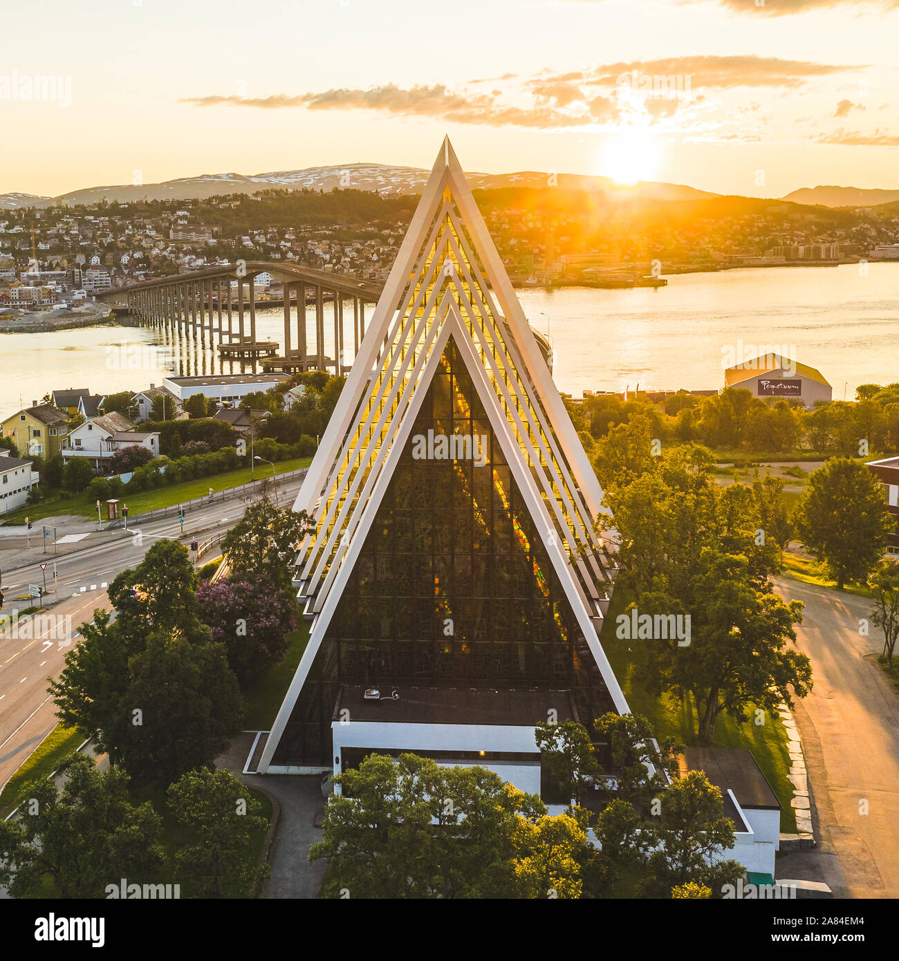 Tromso norway church hi-res stock photography and images - Alamy