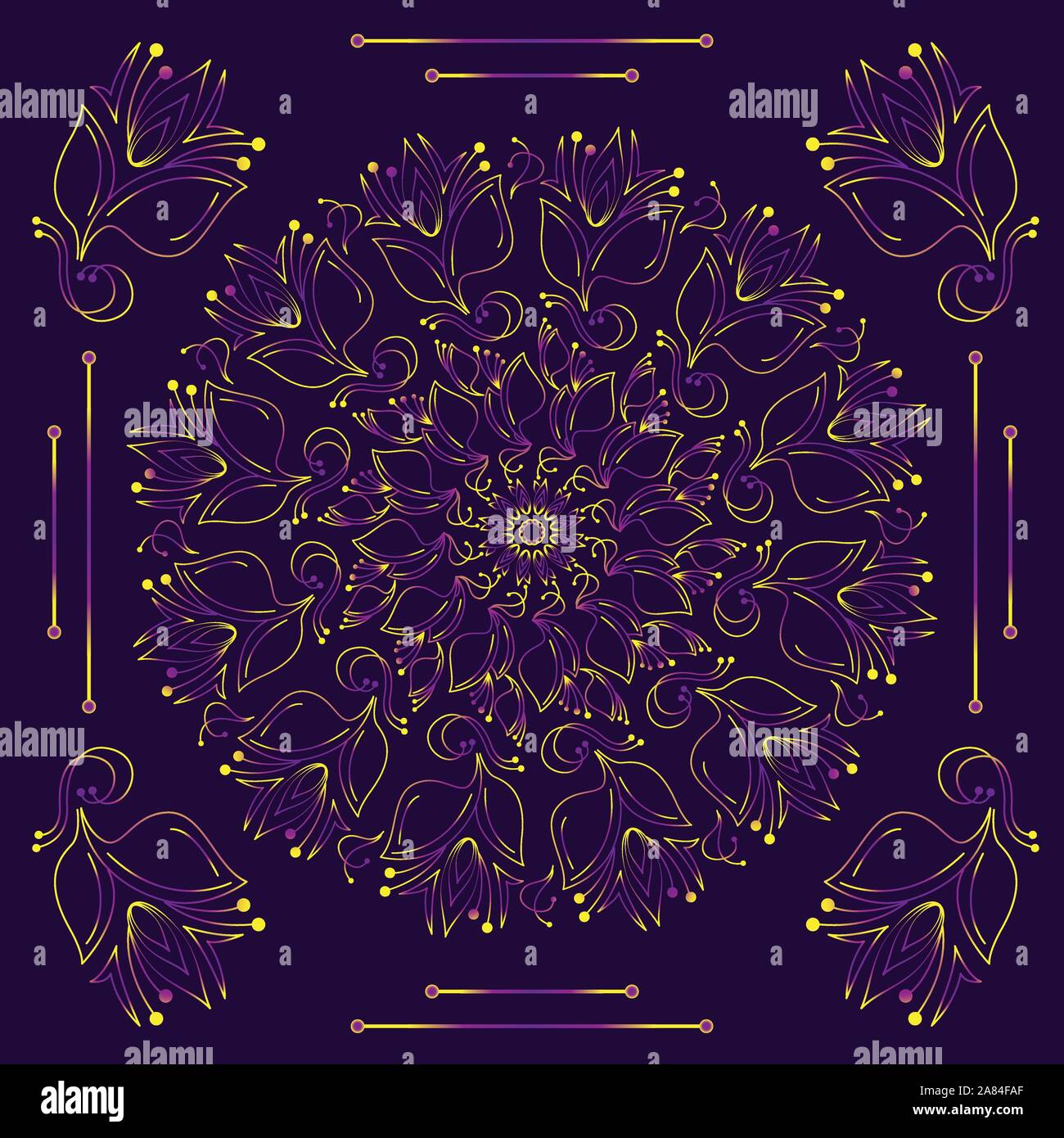 Mandala design - premium mandala design - floral artwork Stock Vector ...