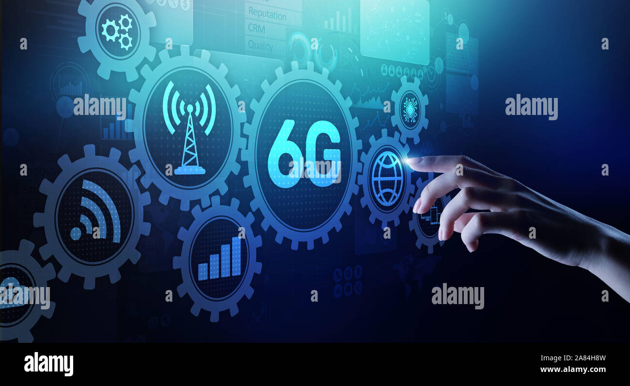 6G New generation telecommunication fast internet and technology ...