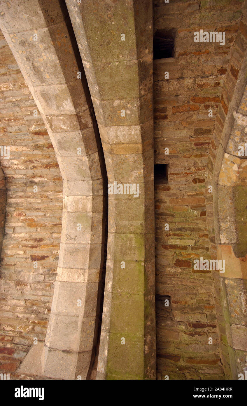 The medieval Caerphilly Castle, Mid Glamorgan, South Wales, the second ...