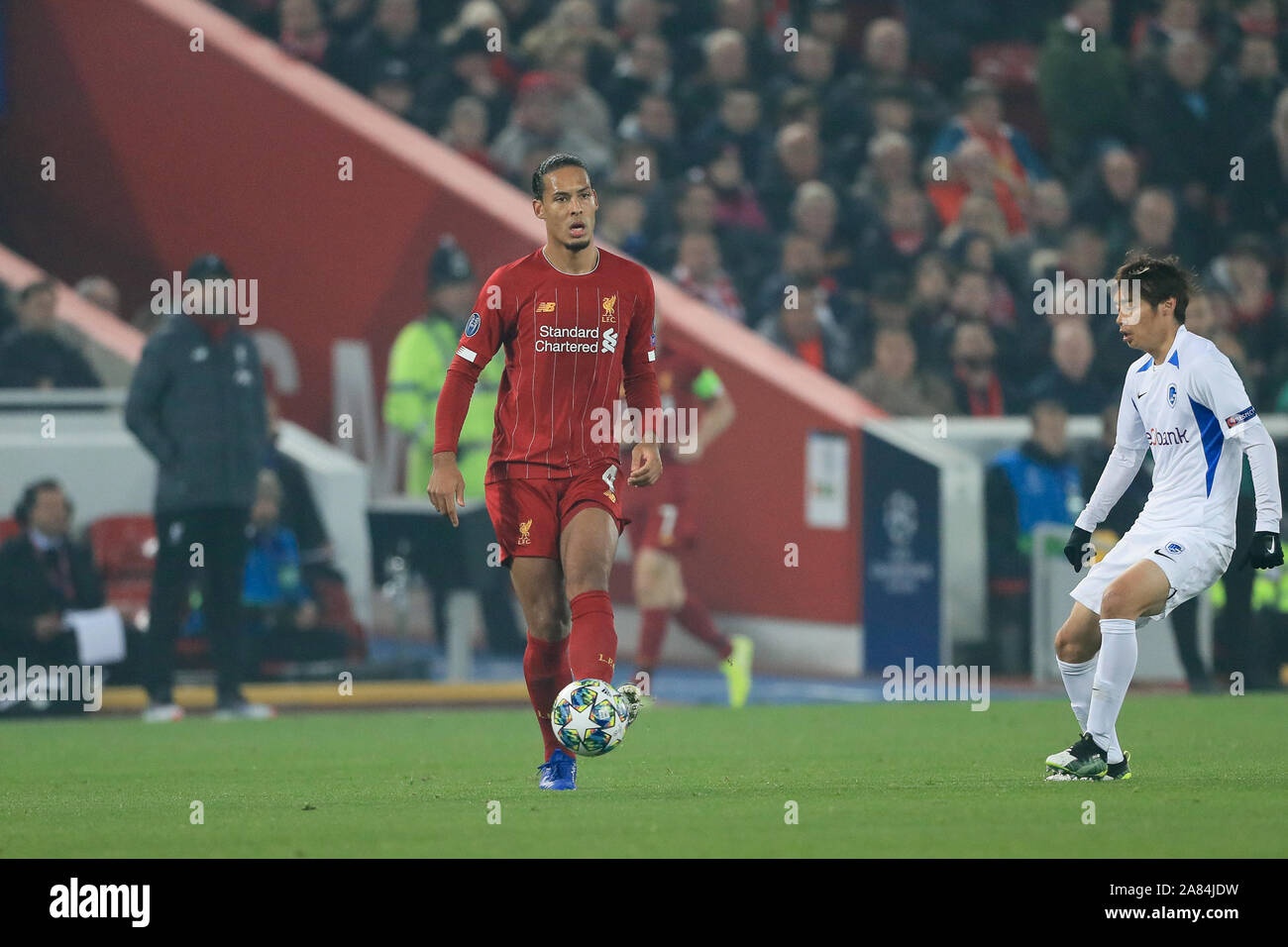 5th November 2019, Anfield, Liverpool, England; UEFA Champions League ...