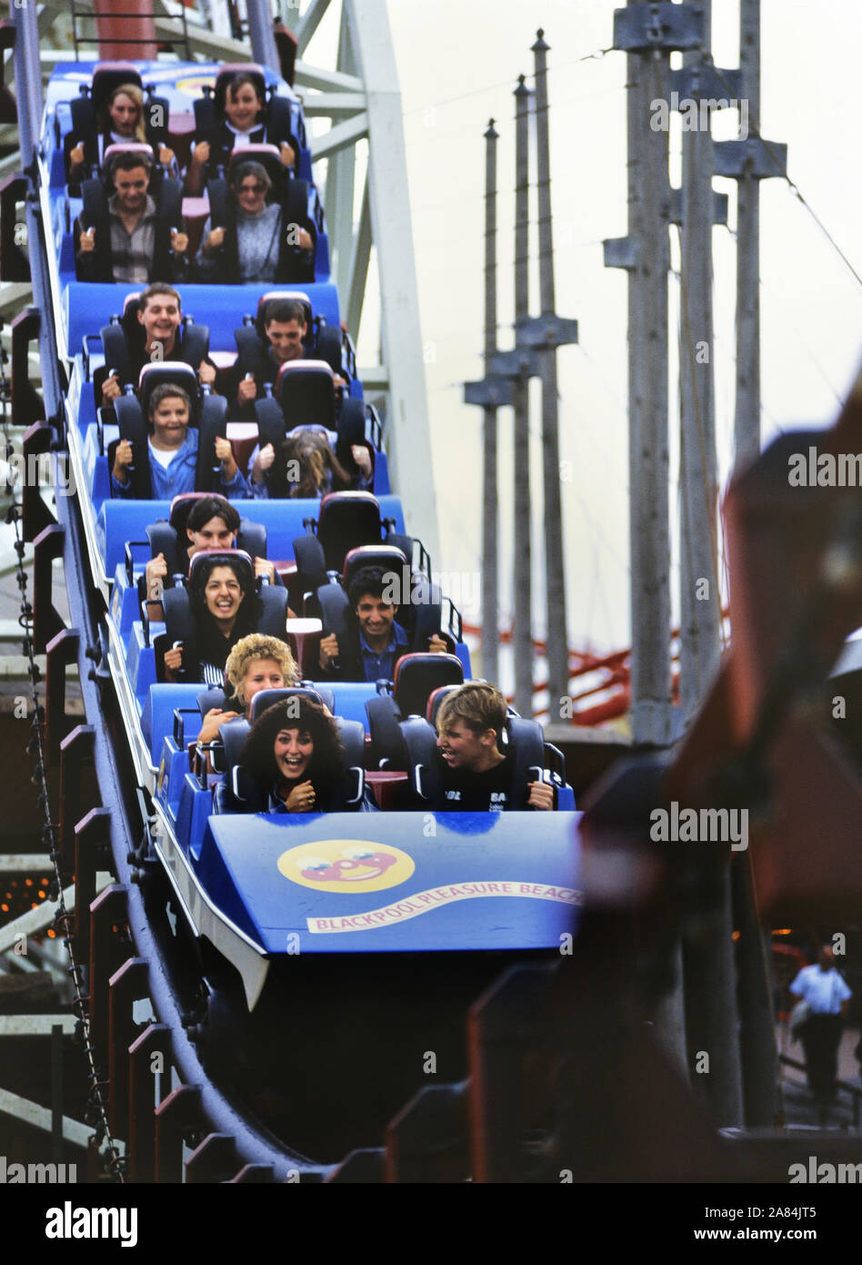 Blackpool revolution roller coaster hi-res stock photography and images ...