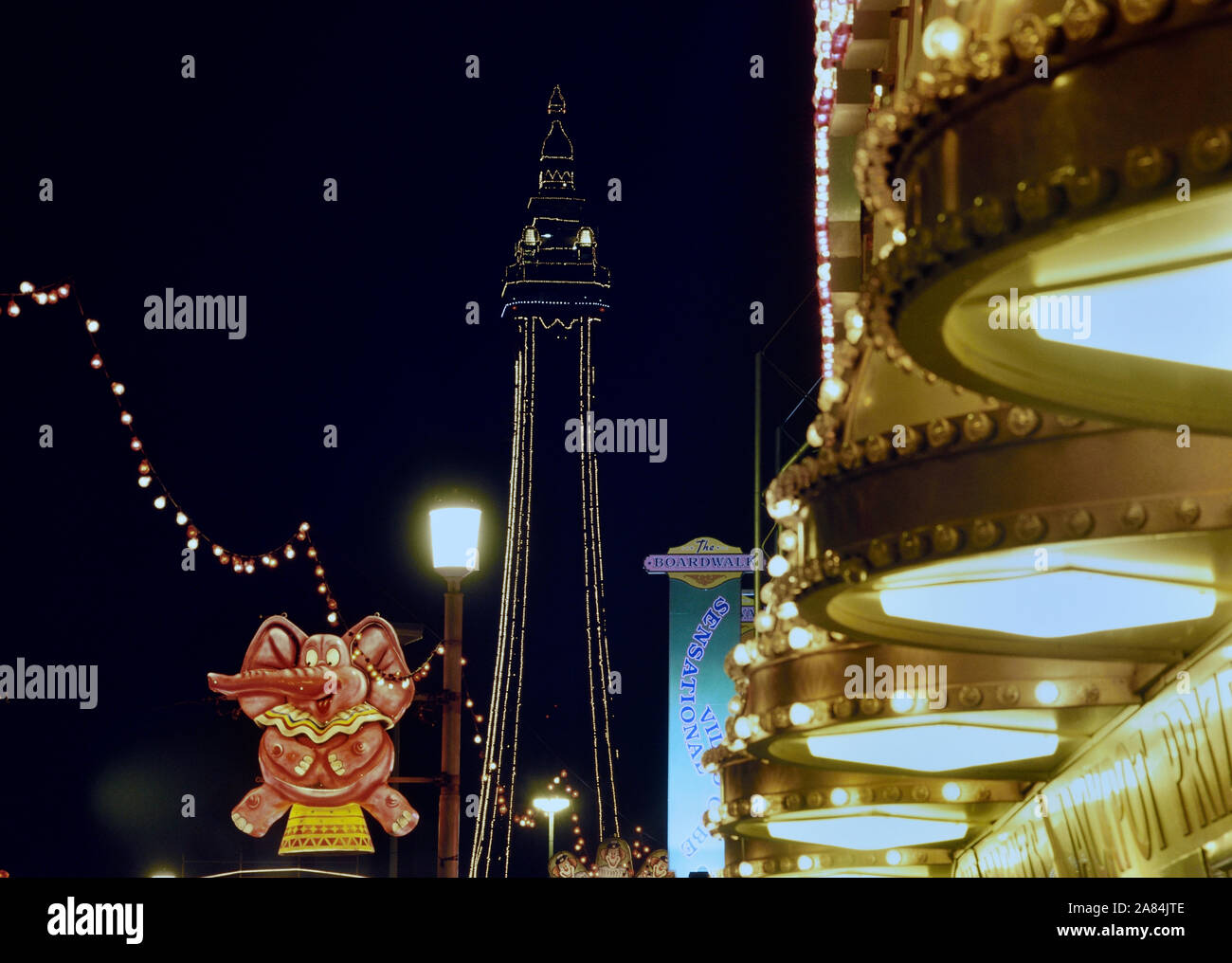 Blackpool light show hi-res stock photography and images - Alamy