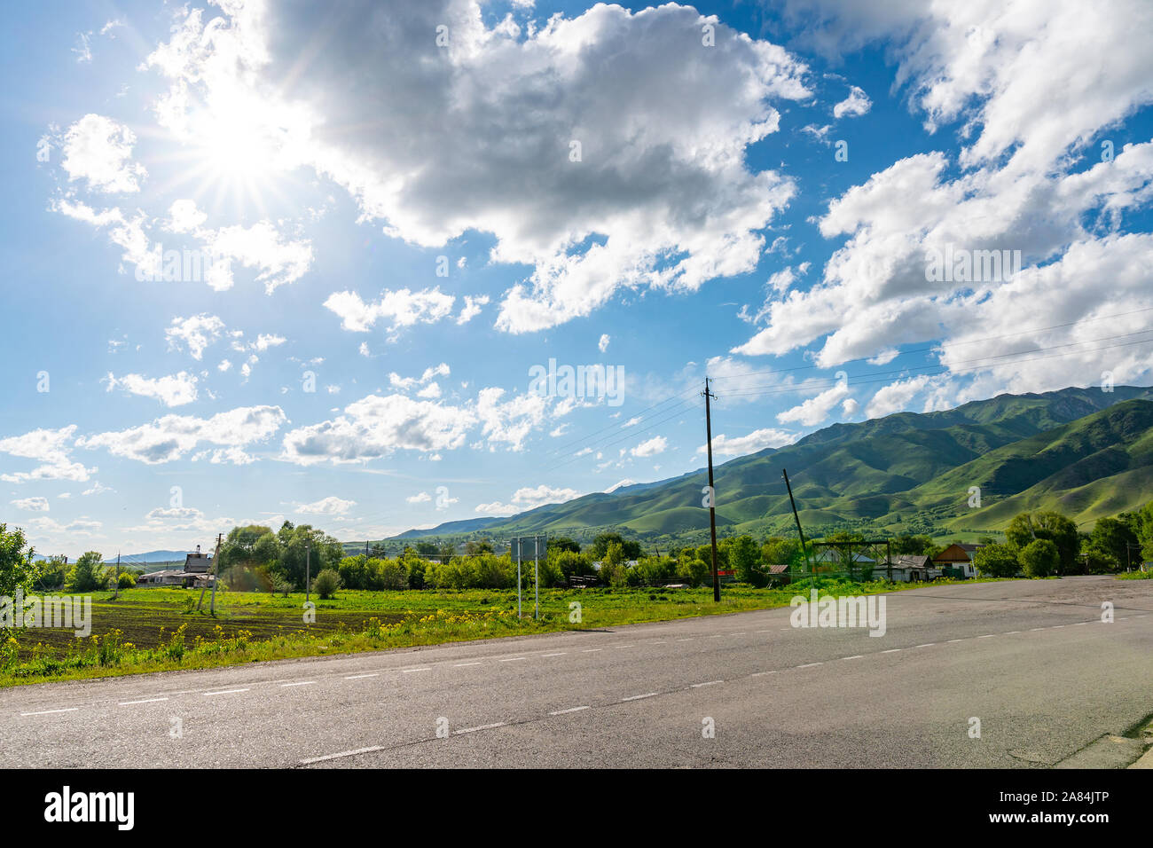 Kazakh village hi-res stock photography and images - Alamy
