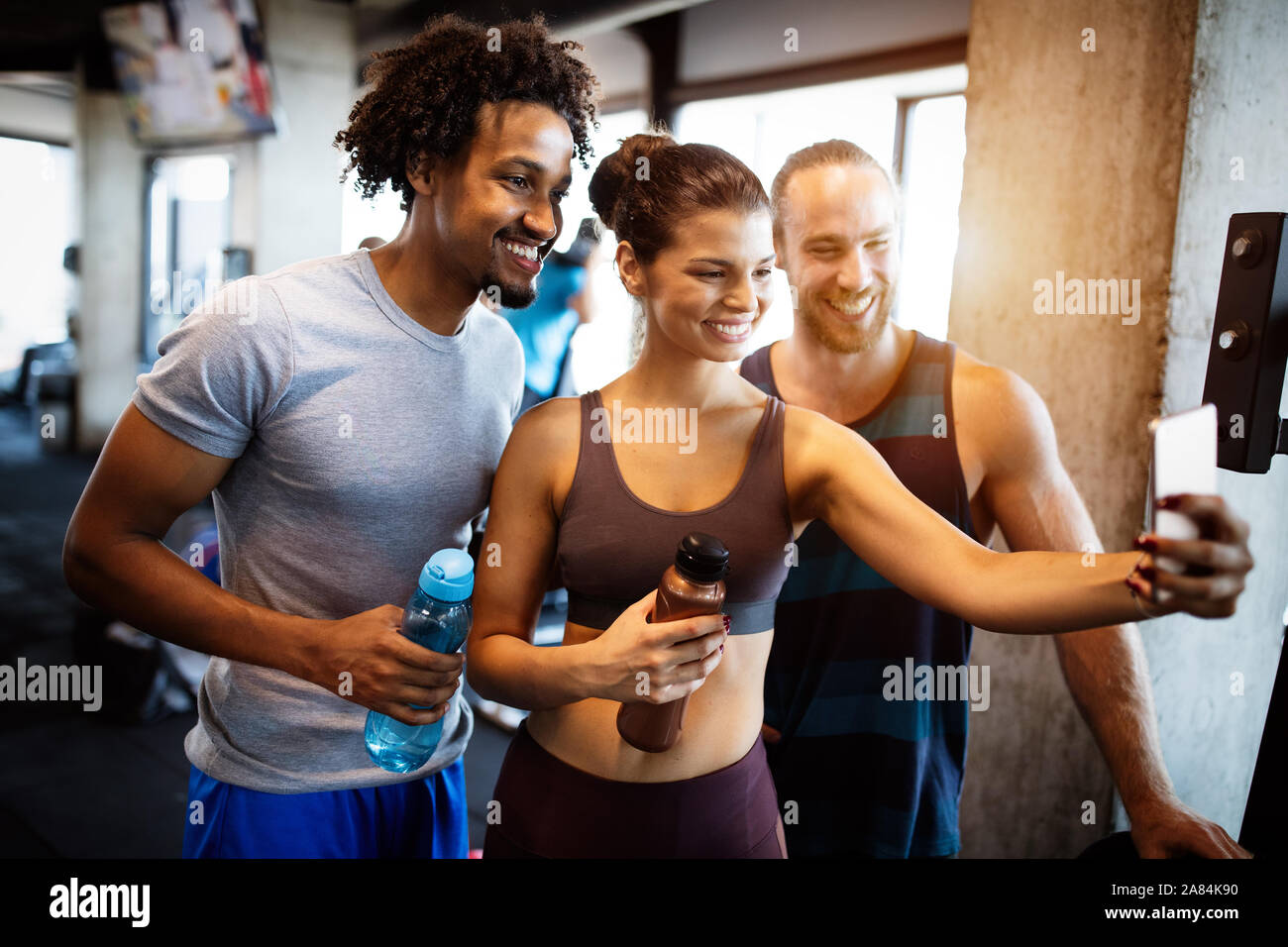 Sport, teamwork, unity, gym, teambuilding, motivation, active life ...