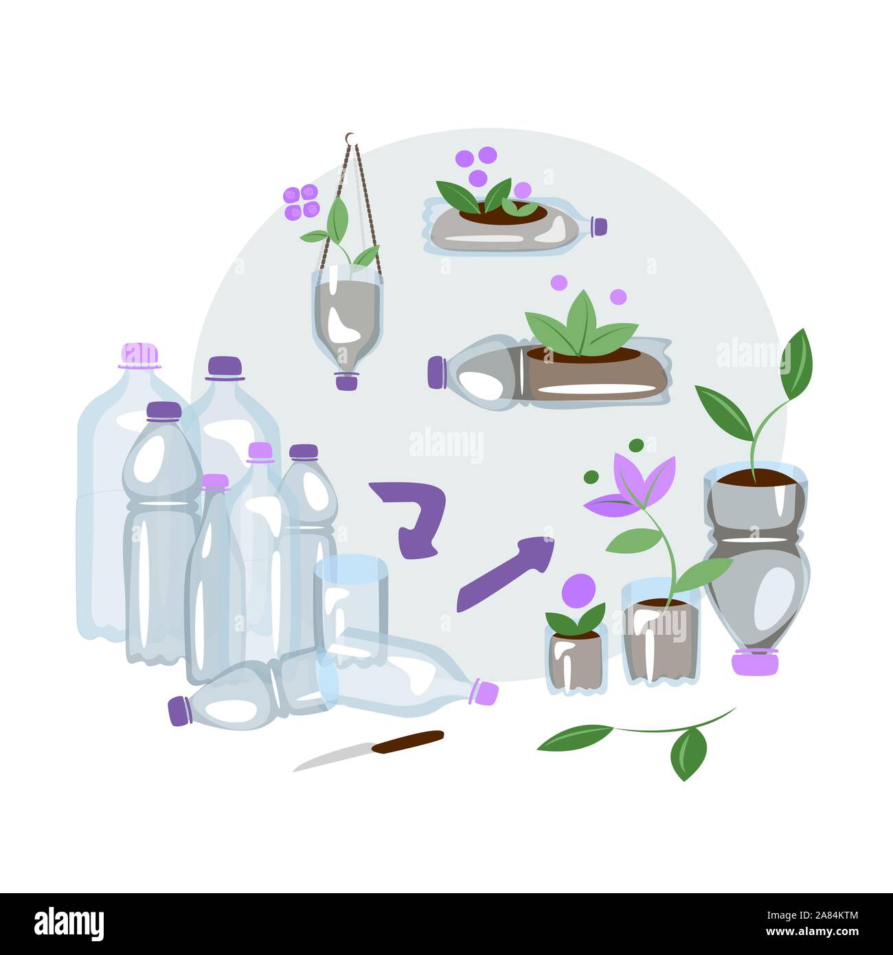 Upcycling Plastic Bottles High Resolution Stock Photography and Images ...