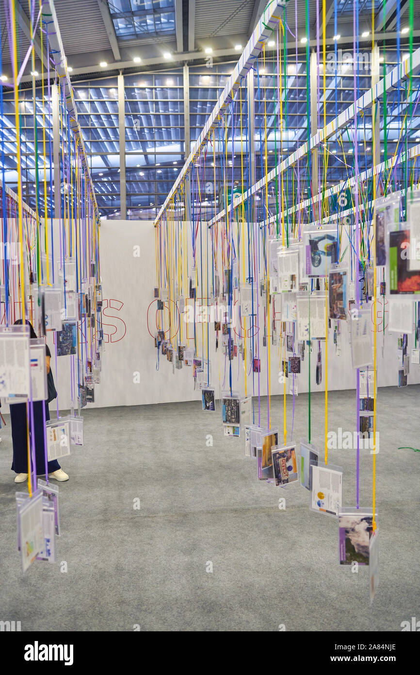 SHENZHEN, CHINA - CIRCA APRIL, 2019: Drivers of Change stand at ...